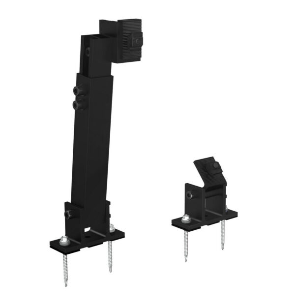 Clenergy PV-ezRack SolarRoof, Tilt Set, Adjustable 15-30 Degree, Black ...