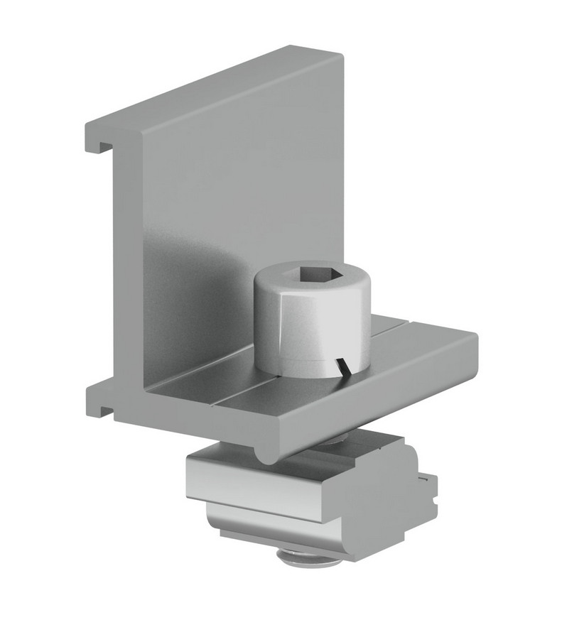 Clenergy Cross Connector Clamp of ECO-Rail with Z-module - Sol Distribution